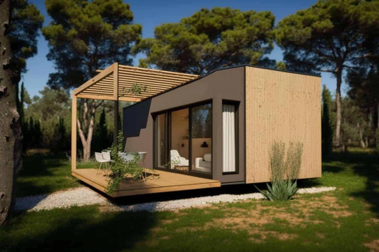 La Tiny House M par Ademeure | Studios de jardin, Pool House, Abris en bois